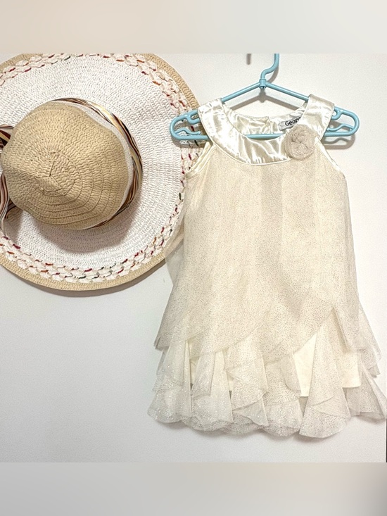George | Dresses | George Ivory Layered Baby Dress | Poshmark